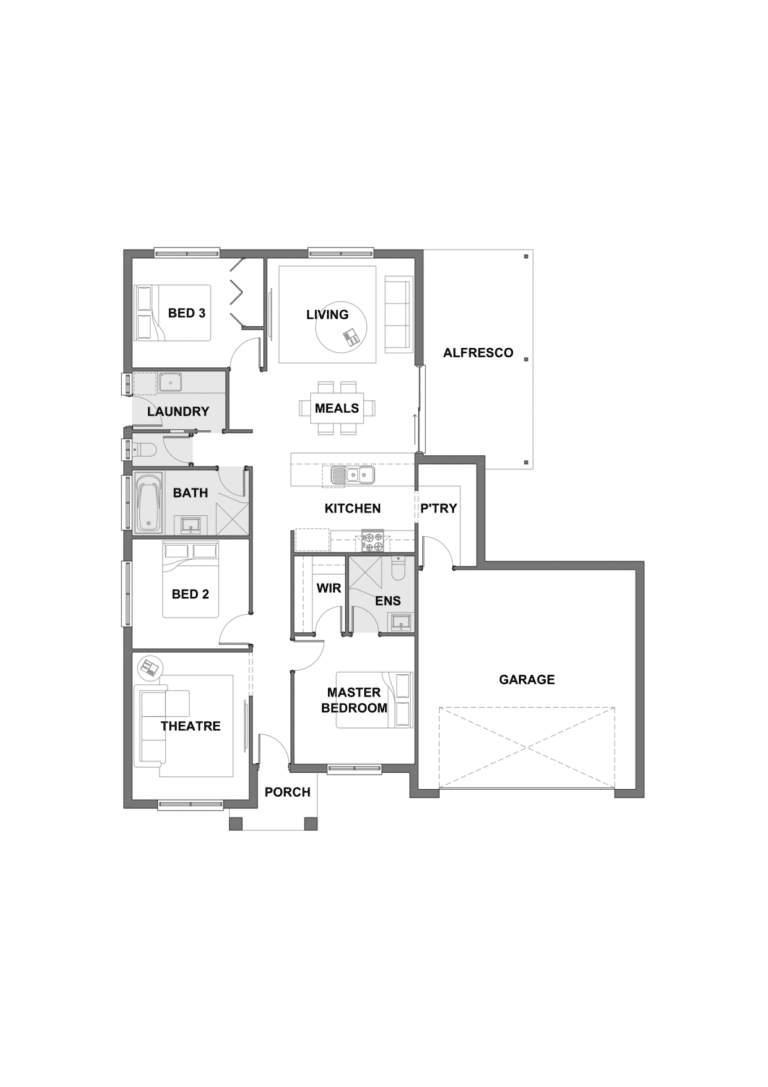 Barwon 21 Home Design | Gowers New Home Builders Mildura