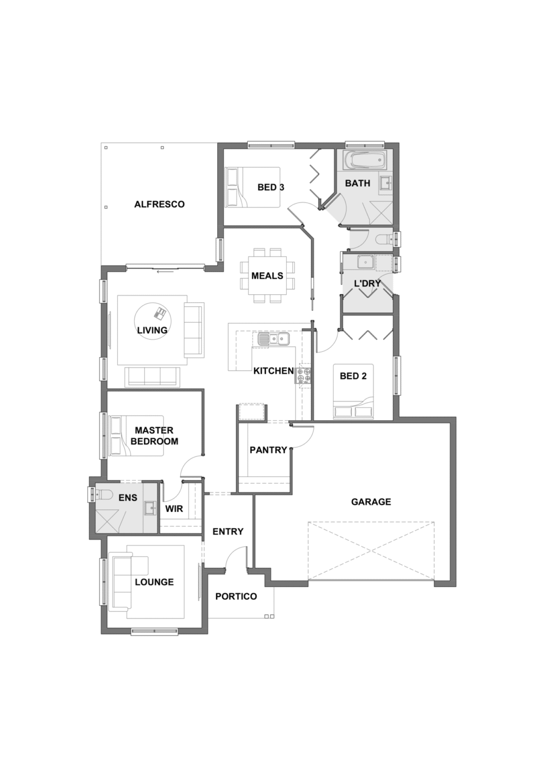 Lawson 21 Home Design | Gowers New Home Builders Mildura